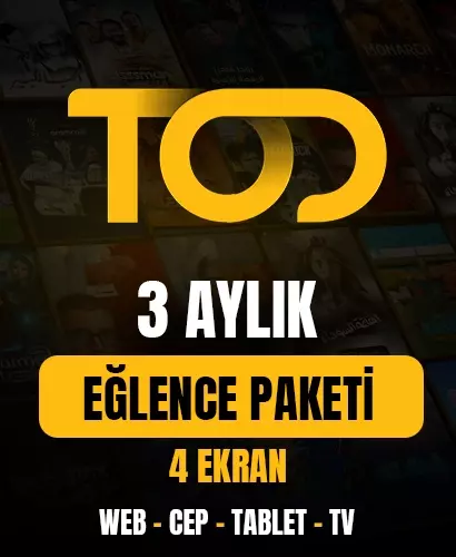 TOD 3 Aylık Eğlence Paketi – 4 Ekran Satın Al